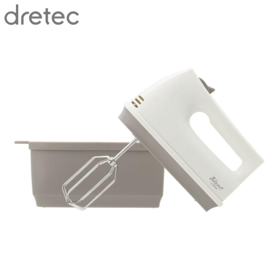 dretec ハンドミキサー フワッソ ベージュ HM-709BE | 軽量 料理 キッチン お菓子 キッチン用品 泡立て器 電動 シンプル ギフト プレゼント : GRACETRIM ...