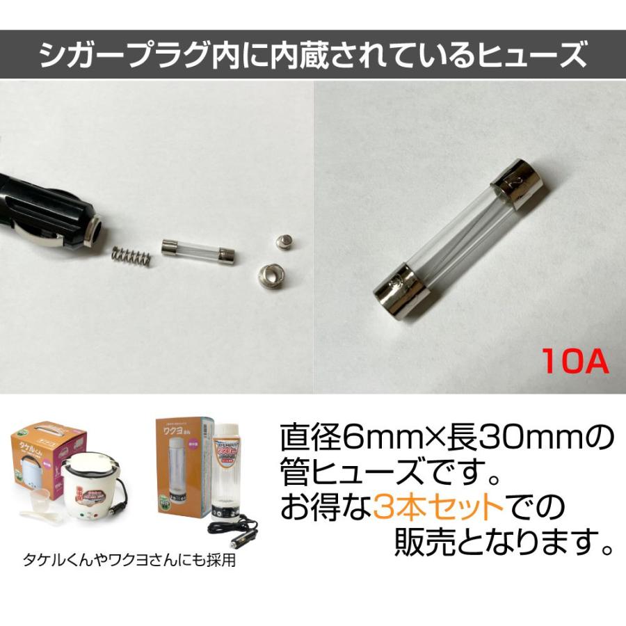 タケルくん ワクヨさん 電源コード用 管ヒューズ 10A 3個セット JPN-FS10A : GRACETRIMオンラインストア - 通販 ...
