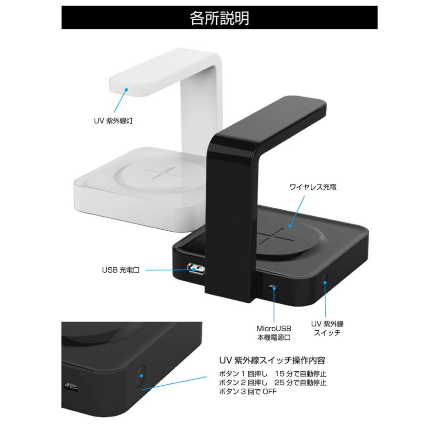 スマホ UV除菌機能付き ワイヤレス充電器 | MJ-UV2000 あすつく 送料無料 :mj-uv2000:GRACETRIMオンラインストア - 通販 - Yahoo!ショッピング
