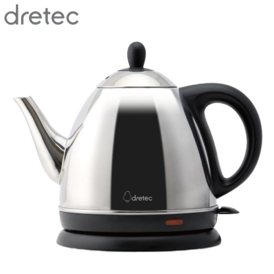 dretec ステンレスケトル ケララ 0.8L シルバー PO-157SV | 電気ケトル 湯沸かし器 ステンレス 空焚き防止 自動オフ キッチン家電 一人暮らし : GRACETRIM ...
