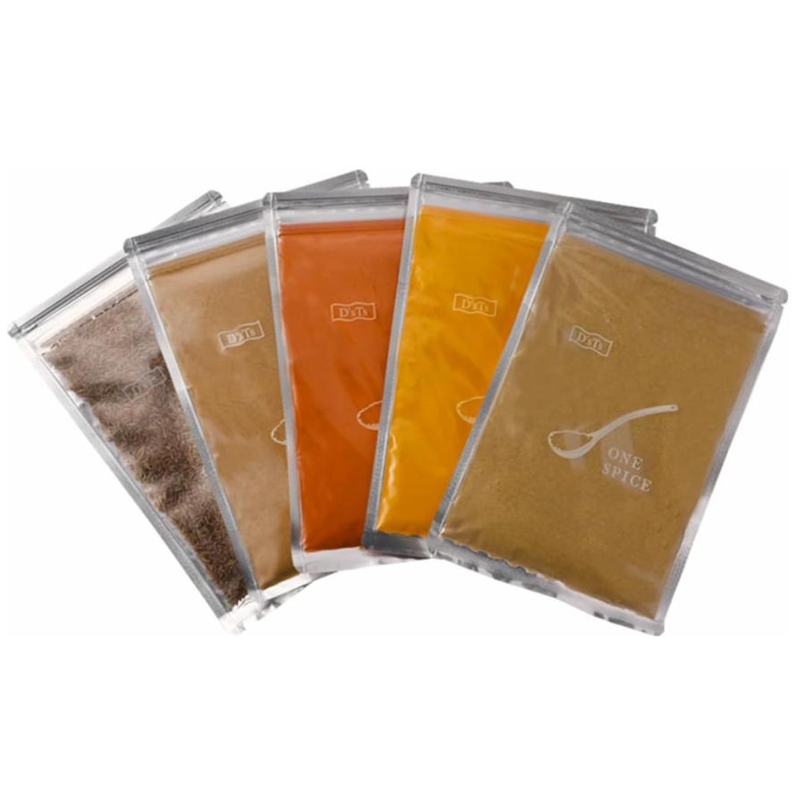 【D'sTs公式】 スパイスカレー カレー セット クミンシード ターメリック クミンパウダー チリパウダーコリアンダーパウダー カレー粉 無添加 100g ×5種セット :spice-005 ...