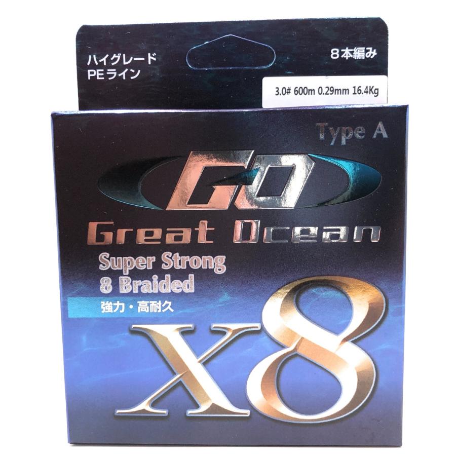 Great Ocean PEライン3号8本編み600m5色 : Great Ocean Fishing - 通販 - Yahoo!ショッピング