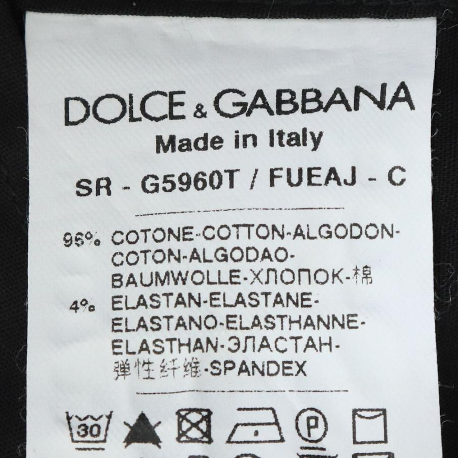 DOLCE&GABBANA ドレスシャツ 長袖シャツ ブラック 39 15 1/2 DOLCE&GABBANA ドレスシャツ 長袖シャツ ブラック 39 15 1/2