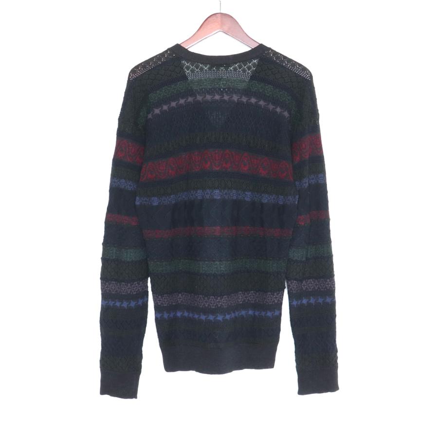 ラッドミュージシャン LAD MUSICIAN コットンリネンカーディガン マルチ サイズ44 2113-013 cardigan border ボーダー : GRAIZ ブランド古着の ...