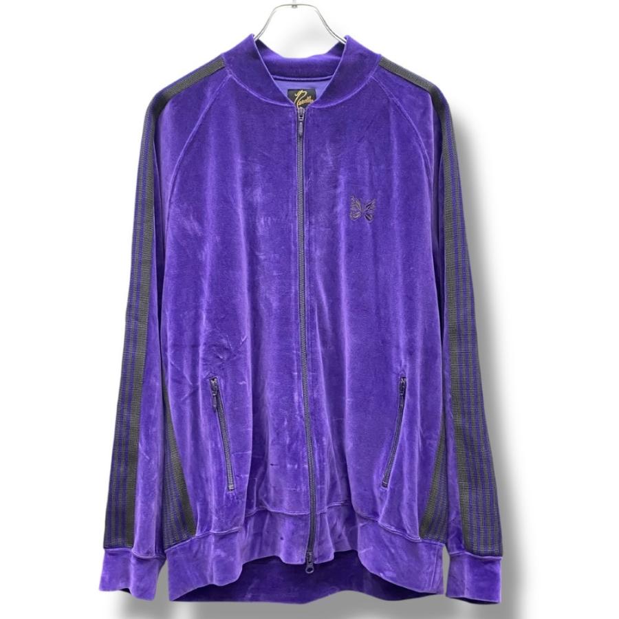NEEDLES R.C. Track Jacket - C/Pe Velour XLサイズ パープル NS251 ニードルズ ベロア トラックジャケット : GRAIZ ブランド古着のセレクト ...