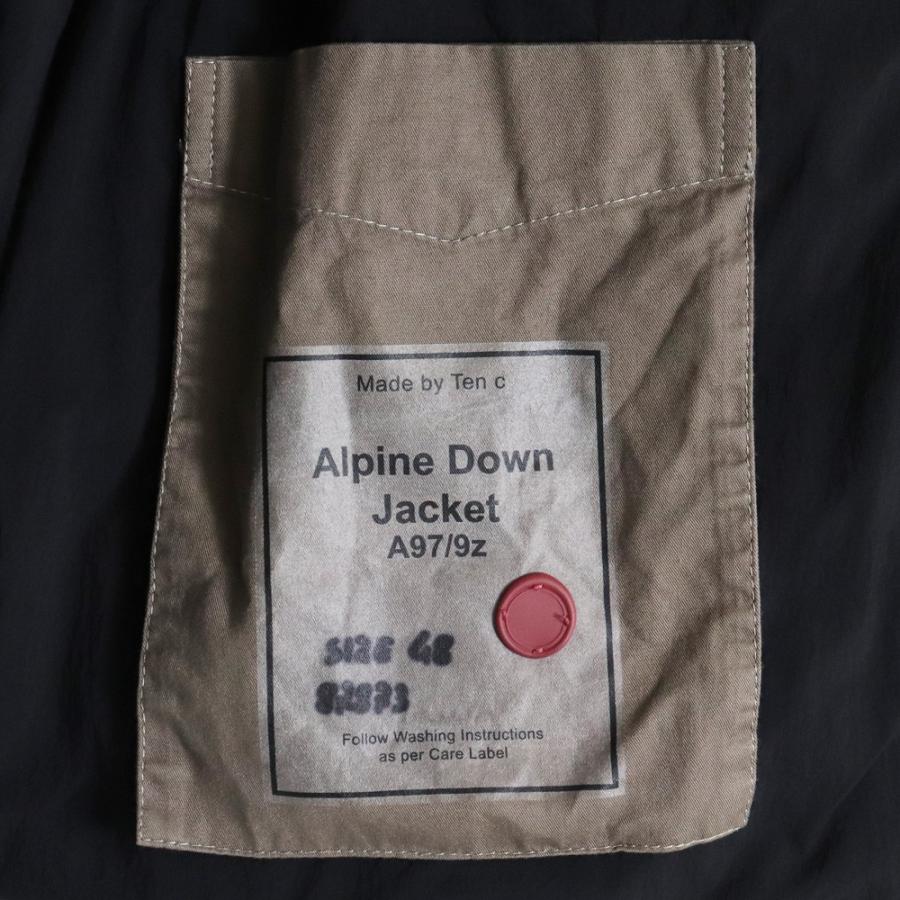 TEN C Alpine Down Jacket サイズ48 ブラック TC-A23-0000-142 テンシー アルパインダウンジャケット ...