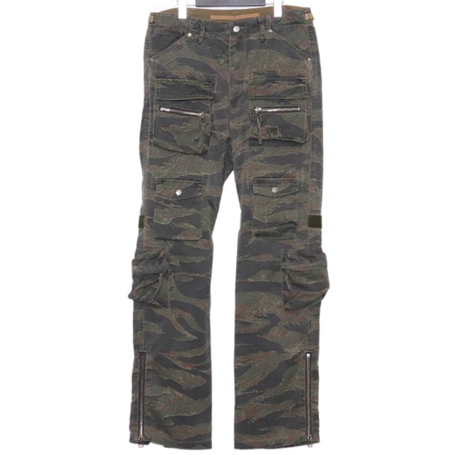 MLVINCE MERCENARY TACTICAL CARGO PANTS サイズ34 カーキ メルビンス マーセナリータクティカルカーゴ ...