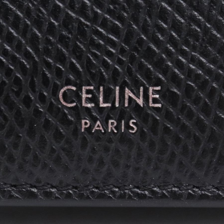 CELINE コインコンパートメント付きバイフォールドウォレット グレインドカーフスキン ブラック 10C873BEN.38SI セリーヌ 二つ折り財布 : rc-itsco0j5g2jg ...