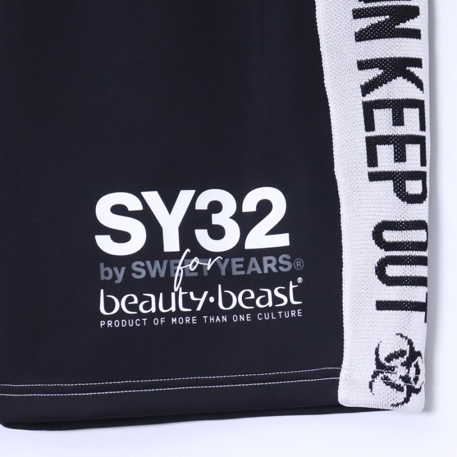 SY32 × BEAUTY BEAST COLLABORATION SHORT PANTS XXLサイズ ブラック SYBB-004 ビューティービースト コラボショートパンツ ショーツ ...