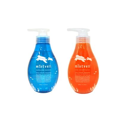 SUNCALL (ff)SUNCALL mintvell サンコール ミントベル マリンブルー シャンプー 300ml クール + スパコンディショナー : K-style Cosme ...