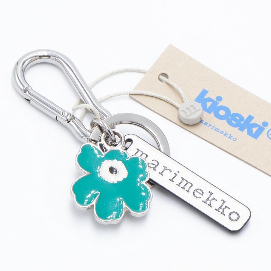 marimekko マリメッコ キーチェーン グリーン Puhallus Unikko II Kioski key chain 094173 ...