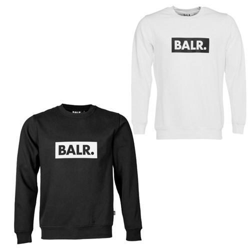 BALR. BALR. ボーラー balr. メンズ スウェット トレーナー ブラック Club Crew Neck Sweater ...