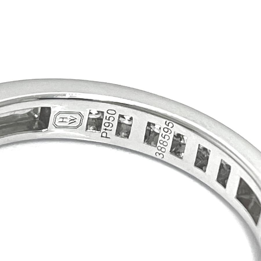 ハリー・ウィンストン HARRY WINSTON / ハリーウィンストン トラフィック アクセント バンド ダイヤリング Pt950 11.5号 指輪 ダイヤモンド プレゼント 記念日 ...