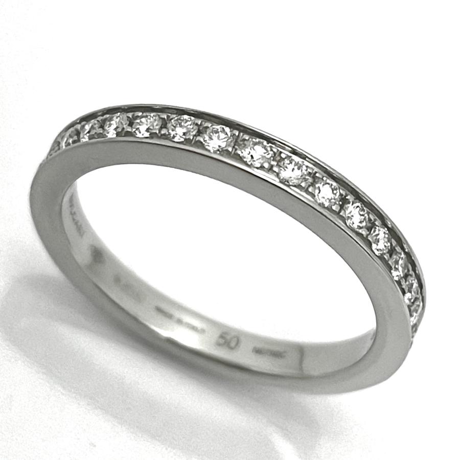 BVLGARI/ ブルガリ ディディカータ・ア・ヴェネチア ダイヤリング Pt950 #50 ハーフエタニティ ダイヤモンド 10号 プレゼント 記念日 : br0199 : グランジェミー ...