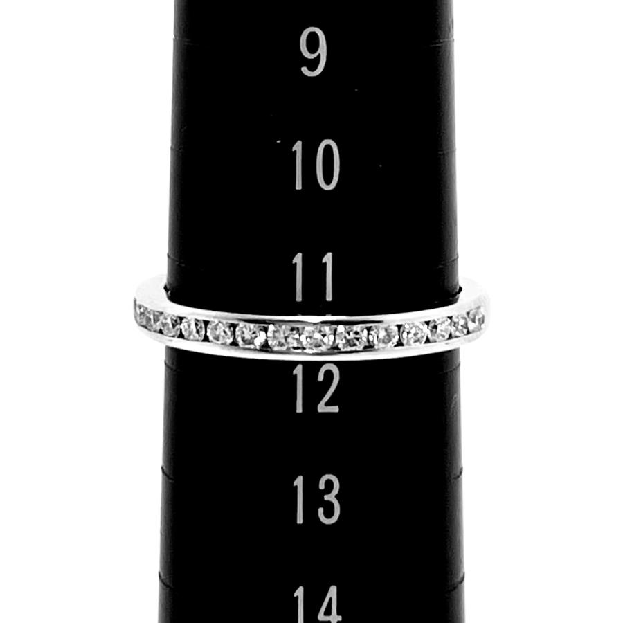 TIFFANY&Co. TIFFANY&Co./ティファニー ハーフサークル チャネルセッティング ダイヤリング Pt950 11.5号 指輪 ハーフエタニティ ダイヤモンド : グラン ...