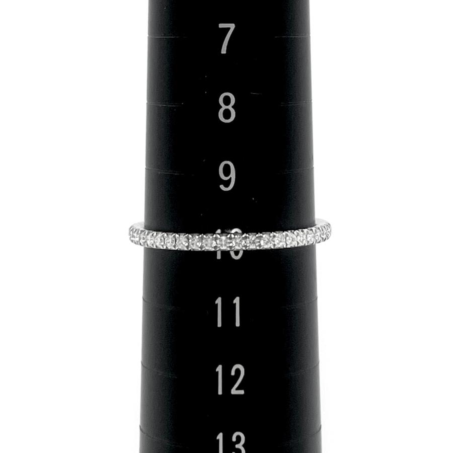 ハリー・ウィンストン HARRY WINSTON / ハリーウィンストン マイクロパヴェ バンド ハーフエタニティ ダイヤリング Pt950 10号 指輪 ダイヤモンド プレゼント : グラン ...