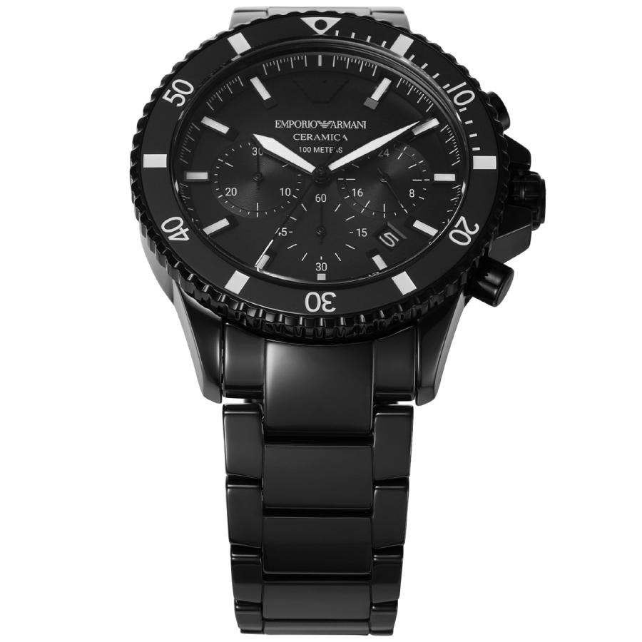 EMPORIO ARMANI ノベルティー付き！エンポリオアルマーニ 腕時計 メンズ クロノグラフ セラミック AR70010 : NEEL ...