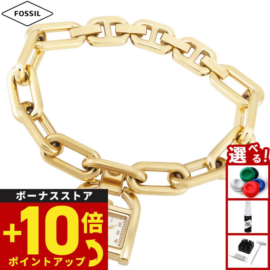 FOSSIL フォッシル 腕時計 レディース HARWELL 三針 ゴールドトーン ウォッチチャームブレスレット ES5372 : NEEL ...