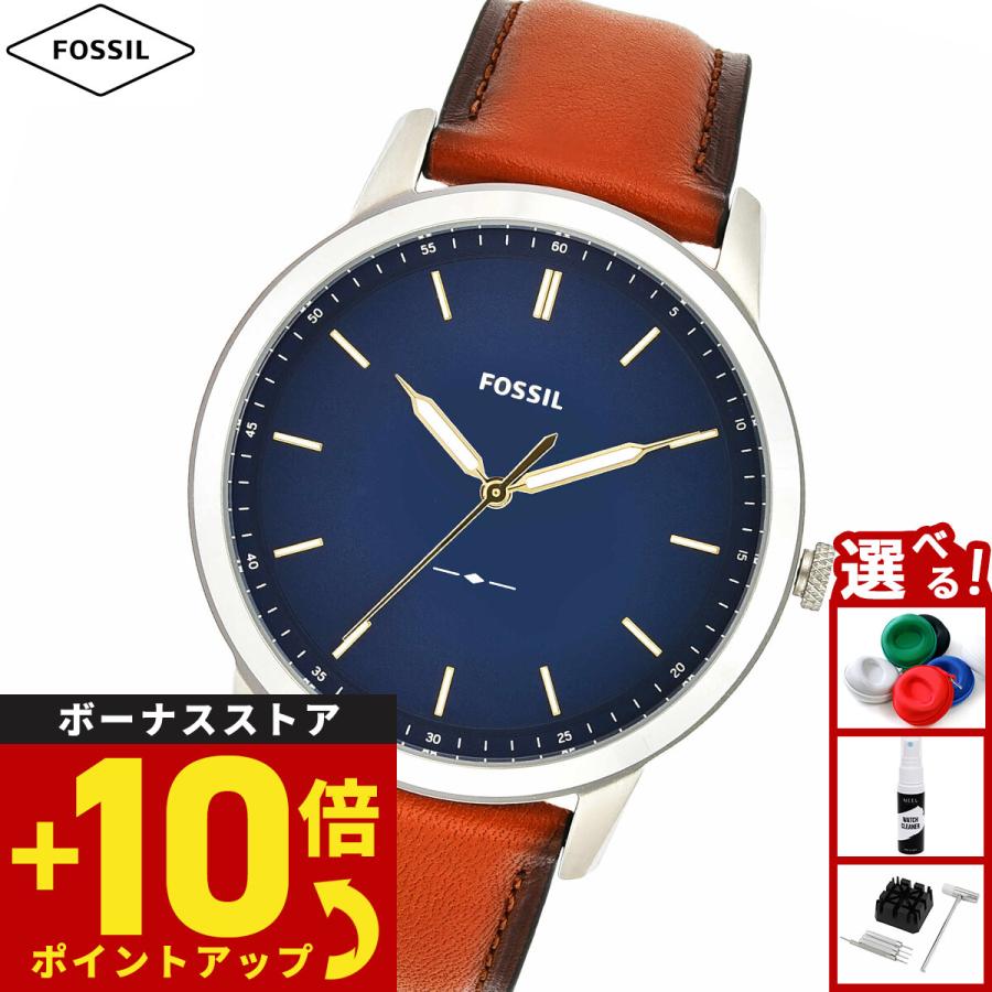MINIMALIST フォッシル FOSSIL 腕時計 メンズ SLIM 三針 ライトブラウン レザーウォッチ FS5304 : NEEL ...