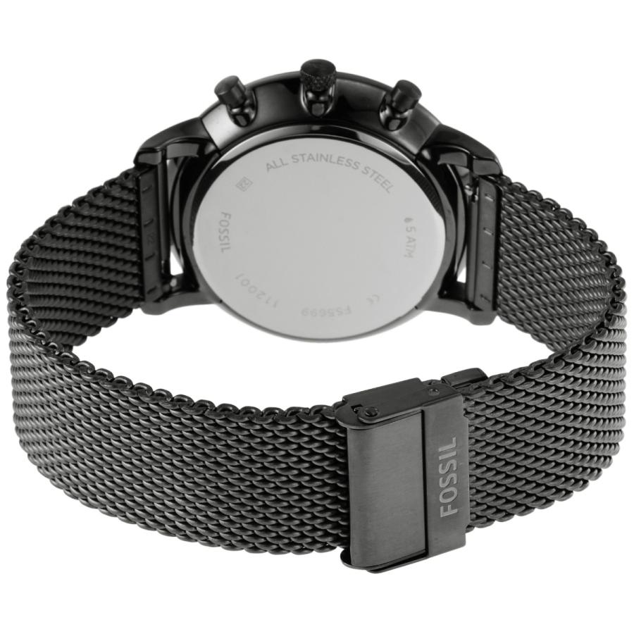 NEUTRA フォッシル FOSSIL 腕時計 メンズ クロノグラフ スモーク ステンレススチールメッシュウォッチ FS5699 : NEEL ...