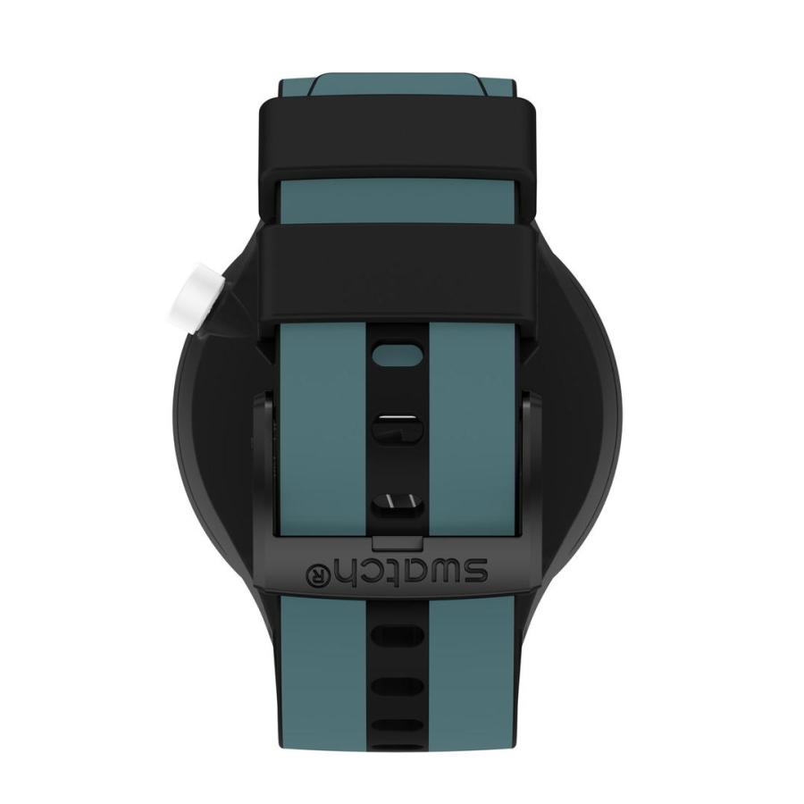 BIG BOLD swatch スウォッチ 腕時計 オリジナルズ ブラック BIOCERAMIC TRAVEL BY DAY MONTHLY ...
