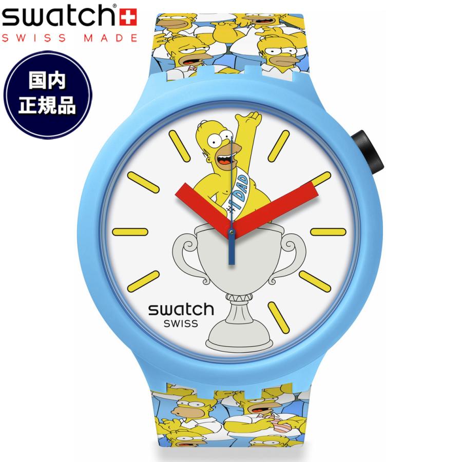 Swatch（スウォッチ） ザ シンプソンズ コラボモデル THE SIMPSIONS BEST. DAD. EVER. 腕時計 ...