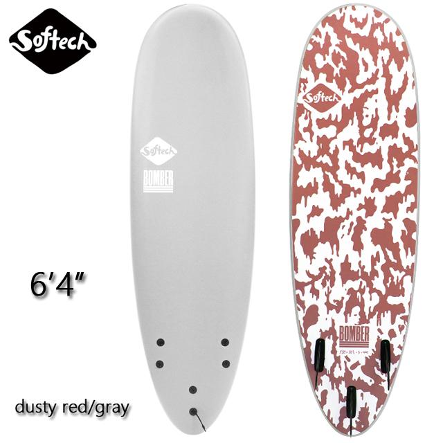 SOFTECH BOMBER 6'4" ソフテック ボンバー DustyRed/Gray 西濃運輸営業所留め送料無料 :softech64bomber-fcs2-grey:Granmare ...