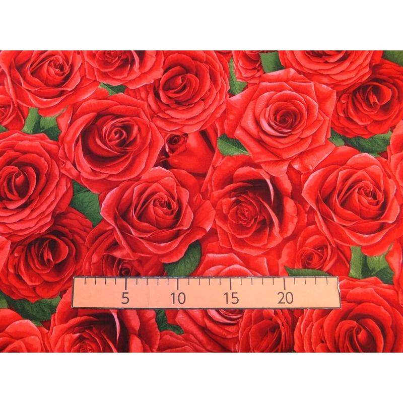 PACKED ROSES(カット済み110×100） (USAコットン 生地 布) : 生地のお店 グラニー - 通販 - Yahoo!ショッピング
