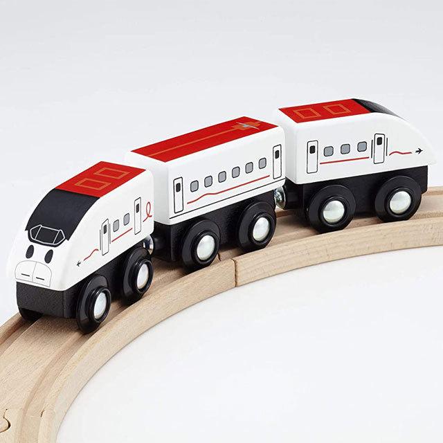 moku TRAIN 800系 新幹線つばめ 巛 ブリオ brio プラレール 互換 おもちゃ 汽車 鉄道 2歳 3歳 4歳 5歳 男 女 子供 知育 木 プレゼント : グランパパYahoo ...