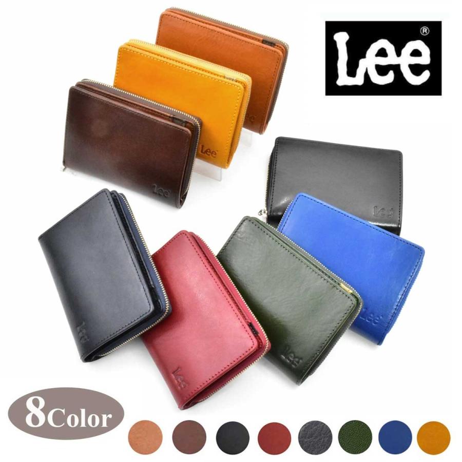 Lee リー YANKEE社製イタリアンレザー使用 折財布 ブック型二 Lee リー YANKEE社製イタリアンレザー使用 折財布 ブック型二