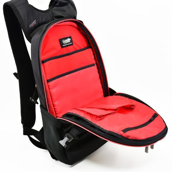 送料込 Wolffe Pack ウルフパック エスケープ 18L オービタルバックパック ショルダー外さず荷物を取り出し ブラック レッド ...
