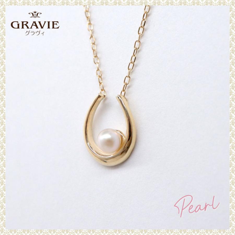 ネックレス 馬蹄 パール K10YG ダイアモンド 10金 イエローゴールド 誕生石 ギフト 自分用 GRAVIE : 神戸発のジュエリーショップGRAVIE - 通販 - Yahoo!ショッピング