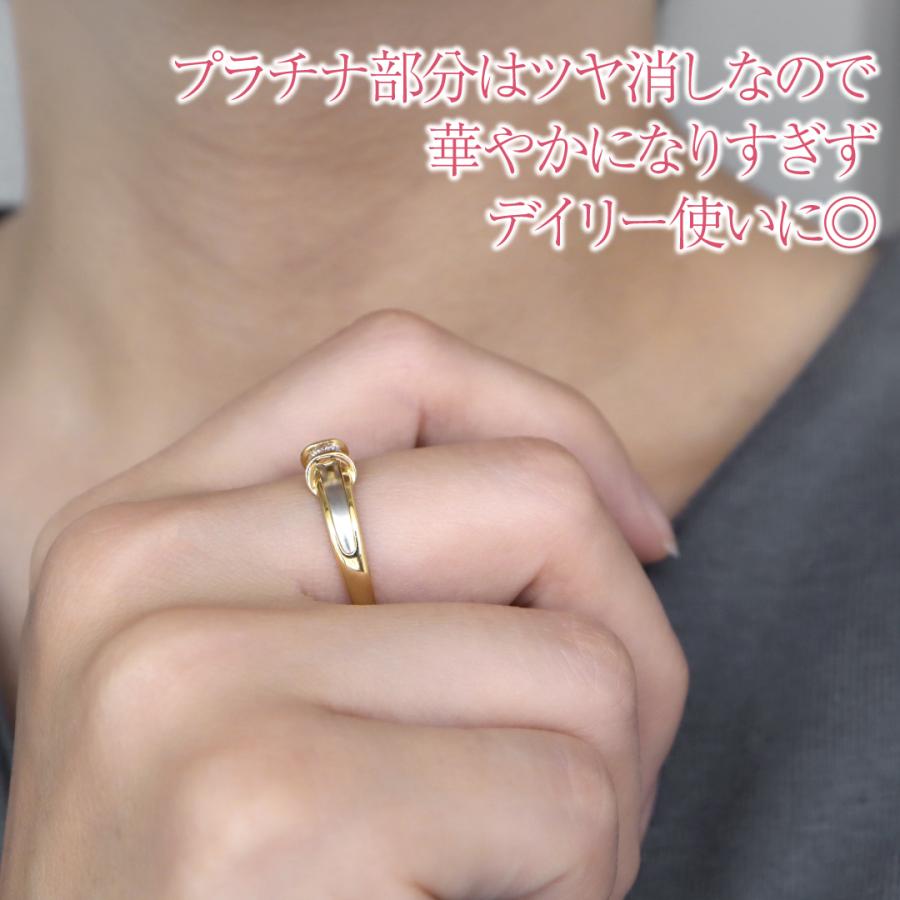 リング ダイヤモンド 0.1ct PT プラチナ K18 YG イエローゴールド 記念日 レディース プレゼント 母の日 : 神戸発のジュエリーショップGRAVIE - 通販 - Yahoo ...