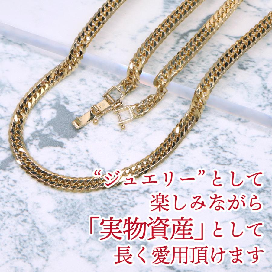 日本製 ネックレス 喜平 18金 K18 30g 50cm 6面ダブル 資産 贈り物 プレゼント キヘイ チェーン : kihei12873 : 神戸発のジュエリーショップGRAVIE ...