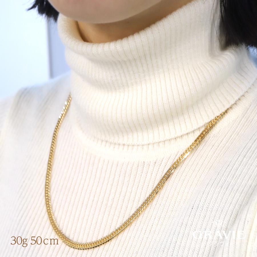日本製 ネックレス 喜平 18金 K18 30g 50cm 6面ダブル 資産 贈り物 プレゼント キヘイ チェーン : kihei12873 : 神戸発のジュエリーショップGRAVIE ...