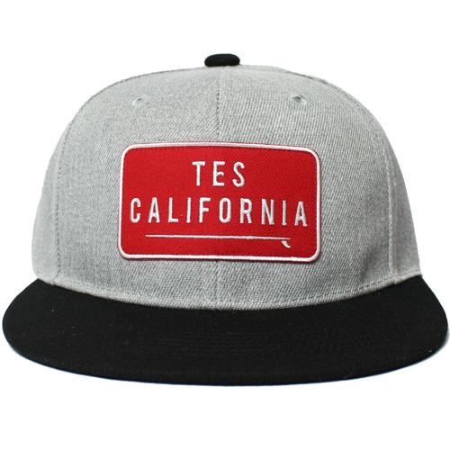 The Endless Summer TES/テス TES LOCAL CREW BASEBALL CAP GRAY/RED スナップバック ...