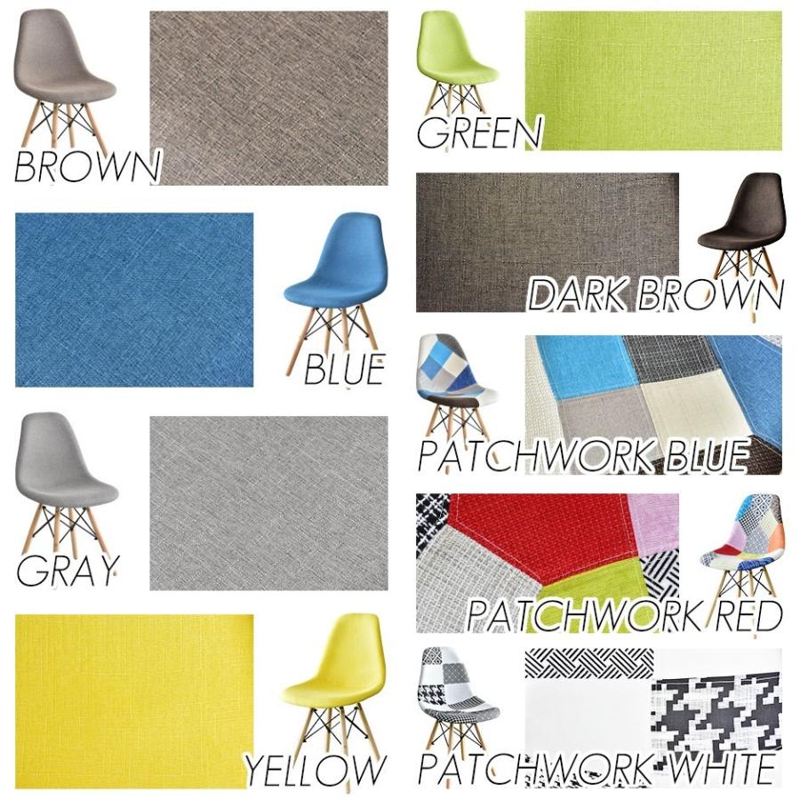 DORIS イームズチェア ダイニングチェア 2脚セット デザイナーズチェア チェア カフェ ファブリック 北欧 ジェネリック家具 イームズ ...