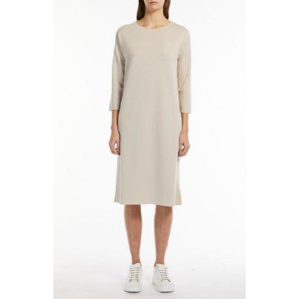 ALBATRO ジャージ素材シンプルニットワンピース グレージュ MaxMara STUDIO : 170281508 : ガレリアグレ - 通販 - Yahoo!ショッピング