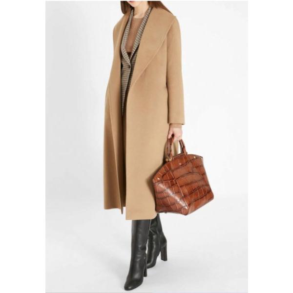 Max Mara Studio LORIANA-06 ピックステッチ ショールカラーラップコート キャメル MaxMara STUDIO : ガレリアグレ - 通販 - Yahoo!ショッピング