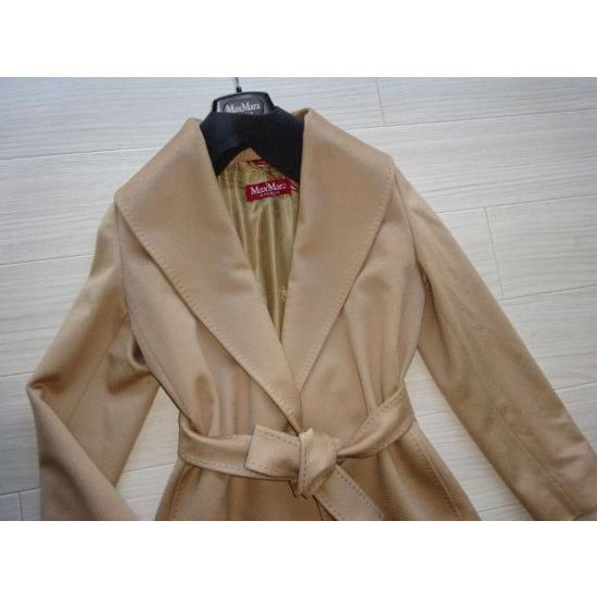 Max Mara Studio LORIANA-06 ピックステッチ ショールカラーラップコート キャメル MaxMara STUDIO : ガレリアグレ - 通販 - Yahoo!ショッピング