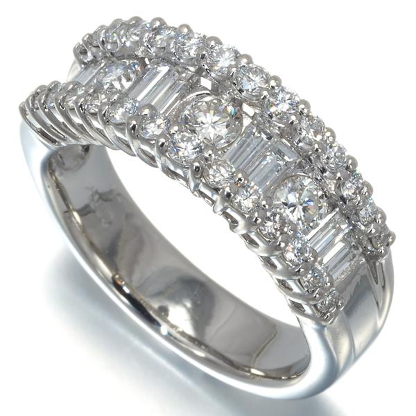 ダイヤ 1.26ct 2種カット リング Pt900 GENJ 限界値下げ品 : グリーバー - 通販 - Yahoo!ショッピング