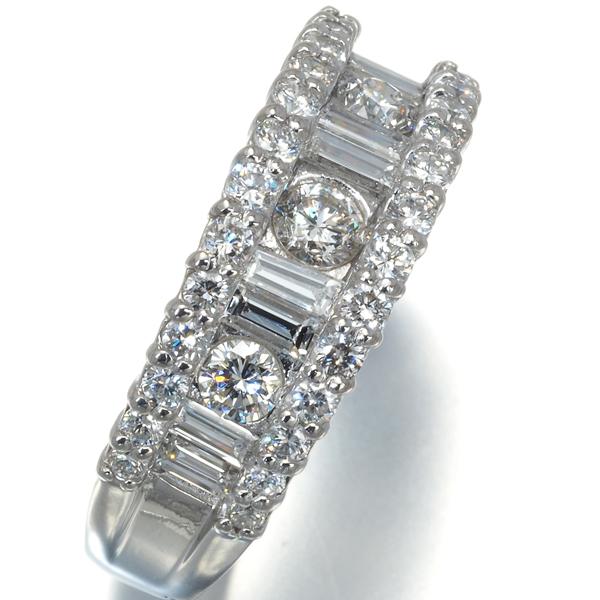 ダイヤ 1.26ct 2種カット リング Pt900 GENJ 限界値下げ品 : グリーバー - 通販 - Yahoo!ショッピング