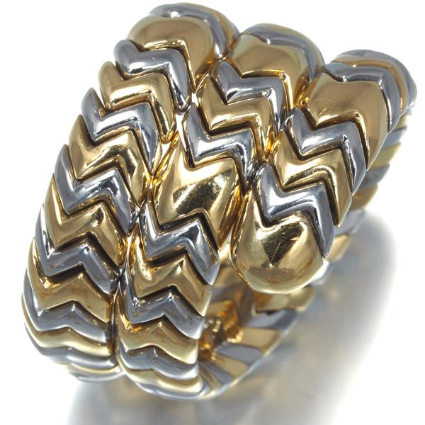 ブルガリ リング スピガ 14号 K18YG/SS 指輪 BLJ : 158065 : グリーバー - 通販 - Yahoo!ショッピング