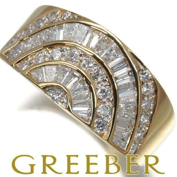 ダイヤ ダイヤモンド 1.00ct 2種カット 扇 リング K18YG 指輪 GENJ : 159266 : グリーバー - 通販 - Yahoo!ショッピング