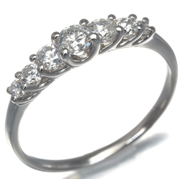 ダイヤ ダイヤモンド 0.70ct 7P リング Pt900 指輪 GENJ : 159729 : グリーバー - 通販 - Yahoo!ショッピング