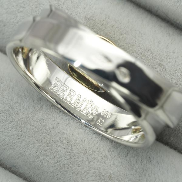 HERMES エルメス リング ダブルトゥール 52号 K18YG/シルバー 925 指輪 BLJ : グリーバー - 通販 - Yahoo ...