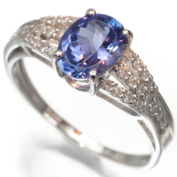 タンザナイト 1.11ct ダイヤ ダイヤモンド 0.19ct リング Pt900 指輪 GENJ : グリーバー - 通販 - Yahoo!ショッピング