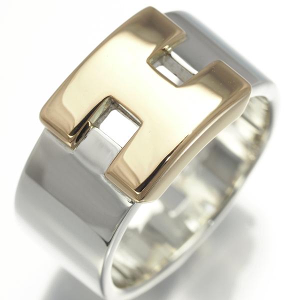 HERMES エルメス リング ニューヘラクレス 52号 シルバー800/K18YG 指輪 BLJ : グリーバー - 通販 - Yahoo ...