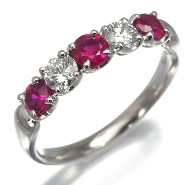 ルビー 0.61ct ダイヤ ダイヤモンド 0.34ct リング Pt900 指輪 GENJ : グリーバー - 通販 - Yahoo!ショッピング