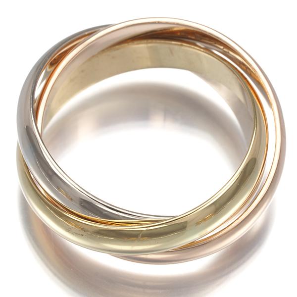 カルティエ トリニティリング スリーカラー クラシック 50号 K18YG/WG/PG 指輪 BLJ : 161454 : グリーバー - 通販 - Yahoo!ショッピング